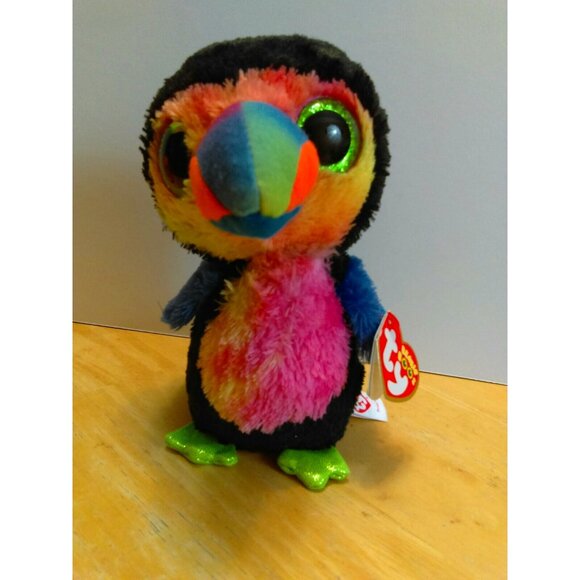 Ty | Toys | Ty Beanie Boos 6 Beaks The Colorful Toucan Plush Stuffed ...